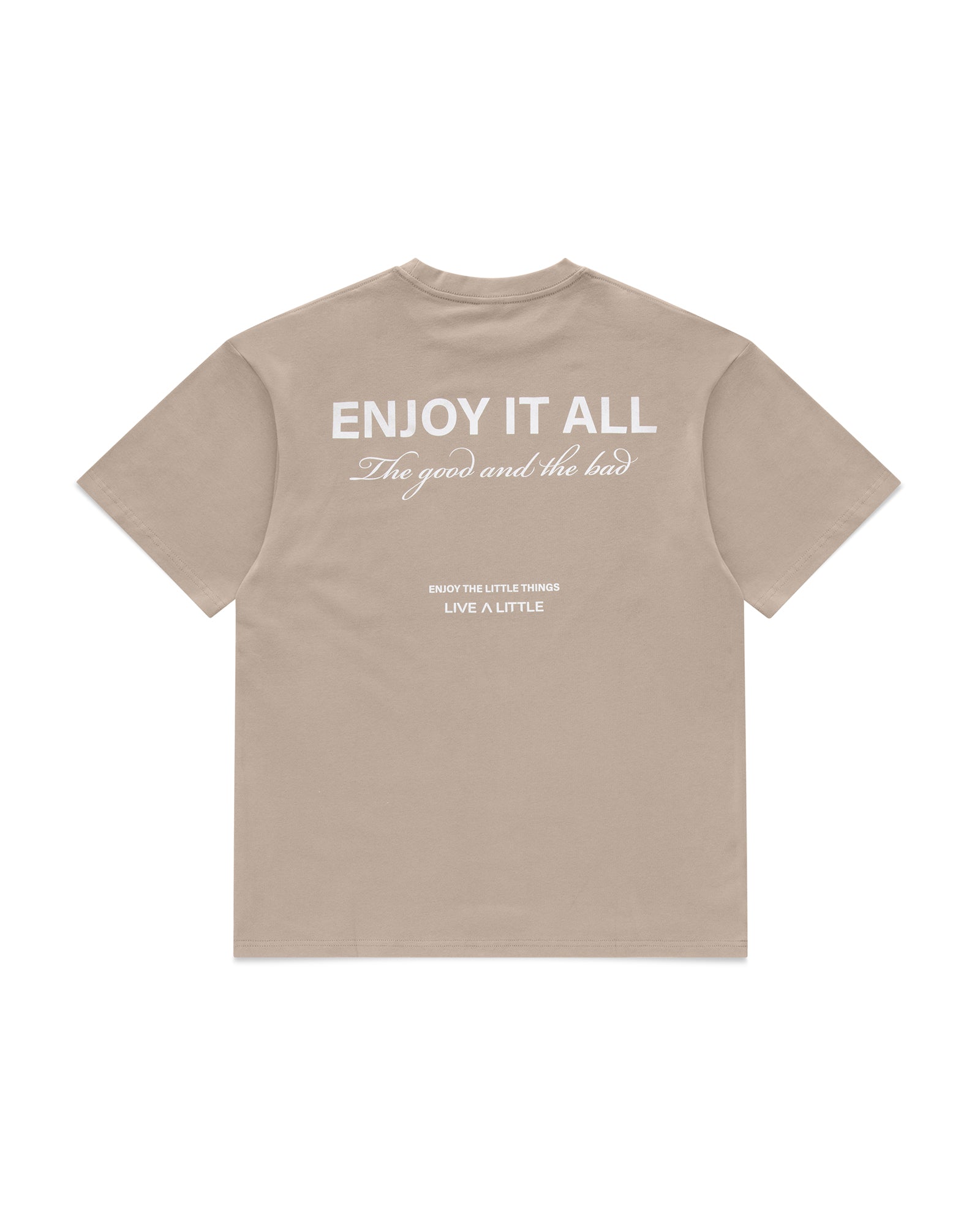 Oversized Enjoy It All Tee – Heavyweight 240gsm | Live A Little Co ...